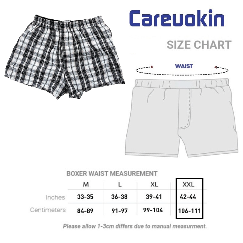 GILDAN x UOKIN Comfort Breathable Boxer Underwear Men Brief Trunk Front ...