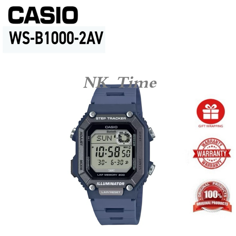 CASIO WATCH Times Collection Standar Bluetooth WS-B1000-2AV/ WS-B1000-2A / WS-B1000-2 / WS-B1000 ...