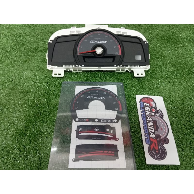 Custom meter Mugen for Honda civic FD (matte black) | Shopee Malaysia