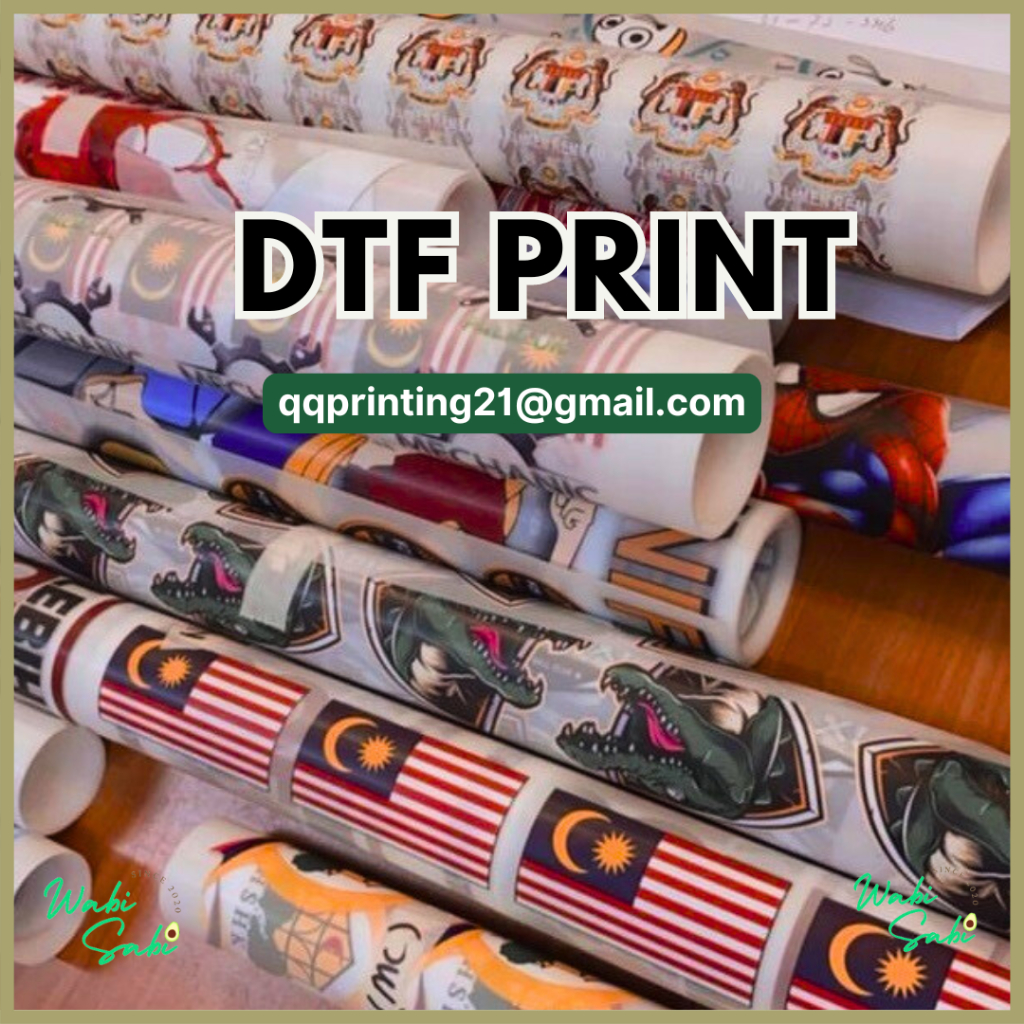 Printing Direct Custom DTF To Film/Direct Transfer Film A2, Heat Press ...