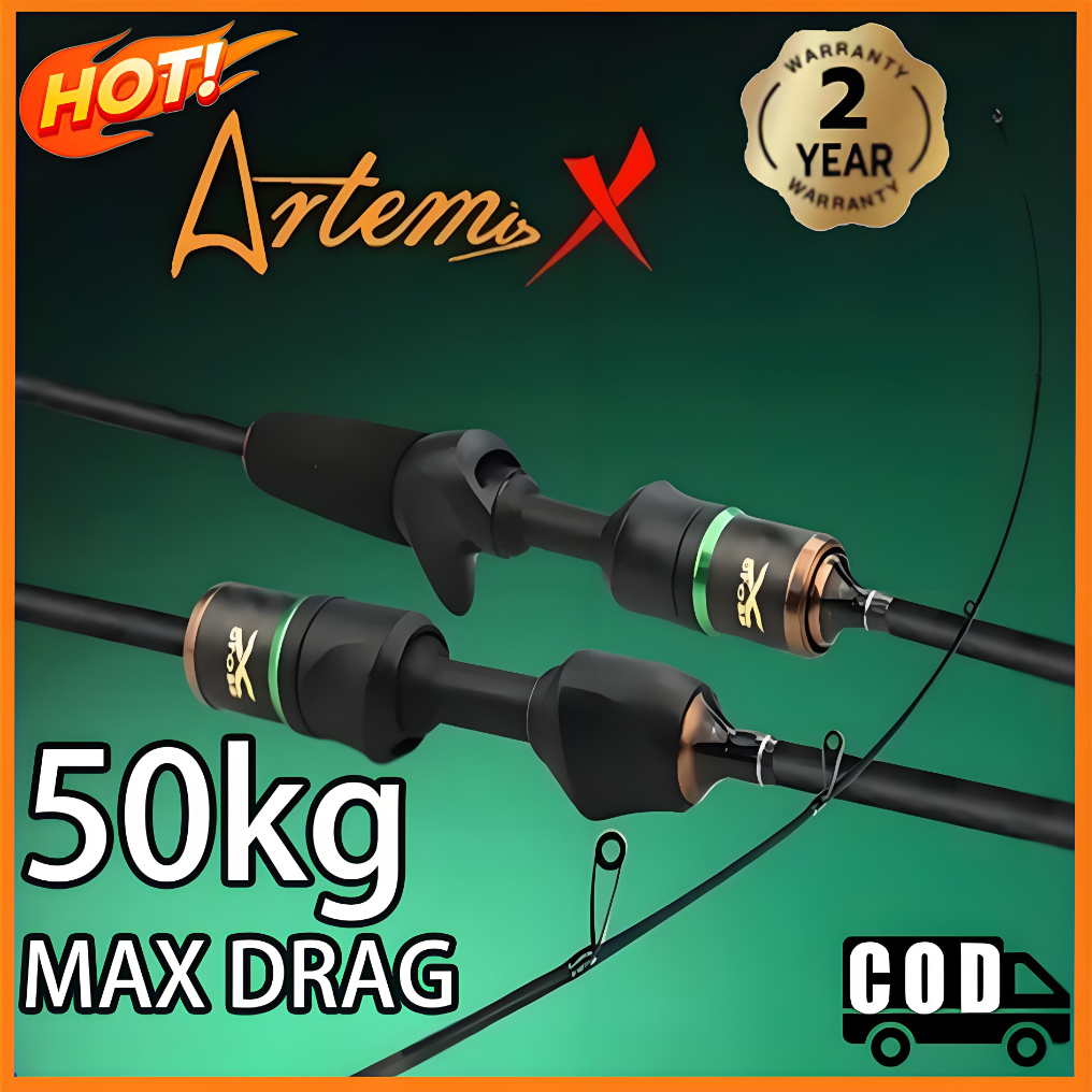 Artemis Rod Casting Fishing Rod Spinning Joran Pancing UL Power Solid ...