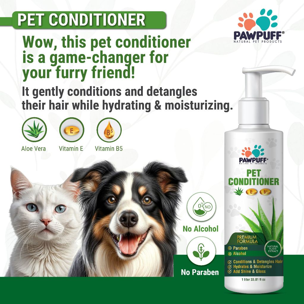 PAW PUFF PET CONDITIONER 1 LITER | Shopee Malaysia