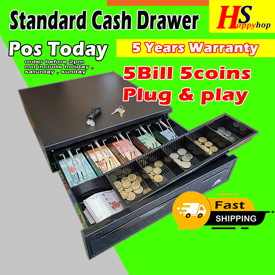 Super Heavy Cash Drawer Register Box , Cash Box , POS System With LARGE ...