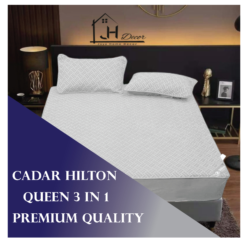 Cadar hotel Hilton Queen size 3 in1 1200 thread count Design for Bed ...
