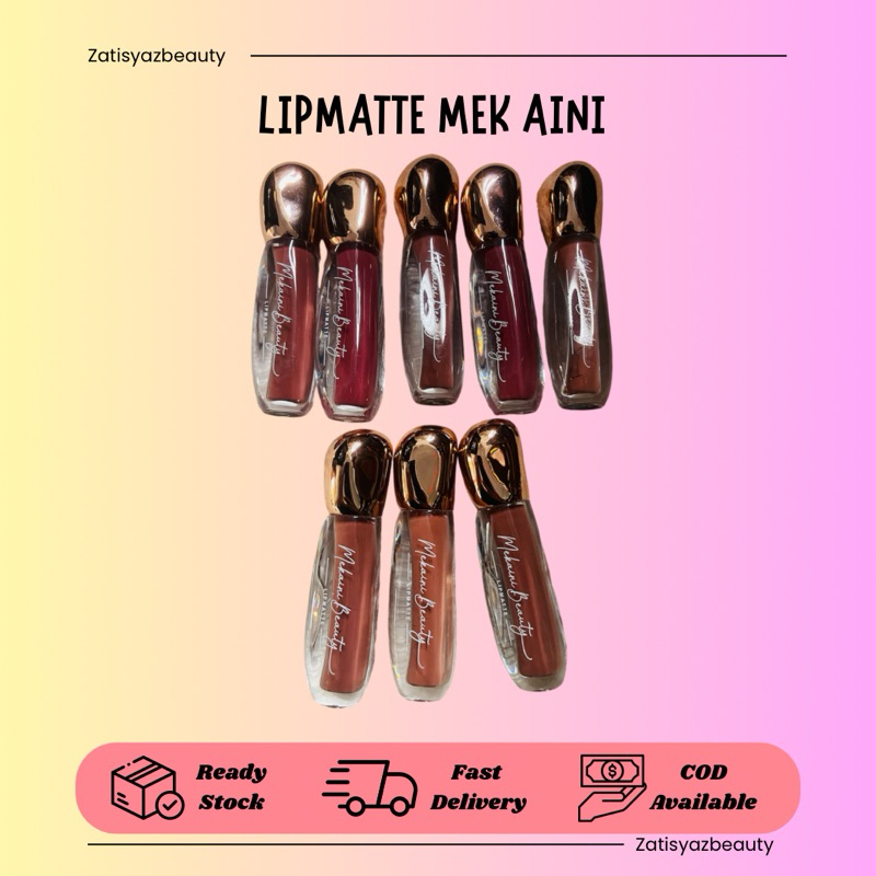 🌸 (Ready Stock) Lipmatte Mek Aini Packaging Exclusive 🌸 | Shopee Malaysia