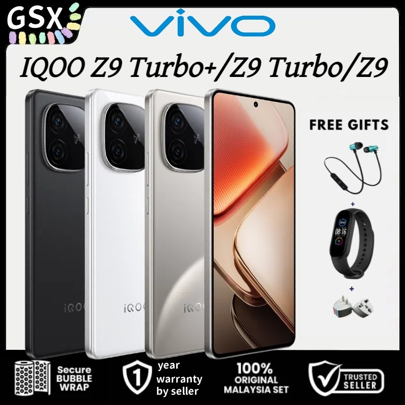 VIVO IQOO Z9 Turbo+/Z9 Turbo/Z9 Snapdragon 8s Gen 3 6.78 Inch AMOLED 144Hz 50MP Rear Camera OIS ...