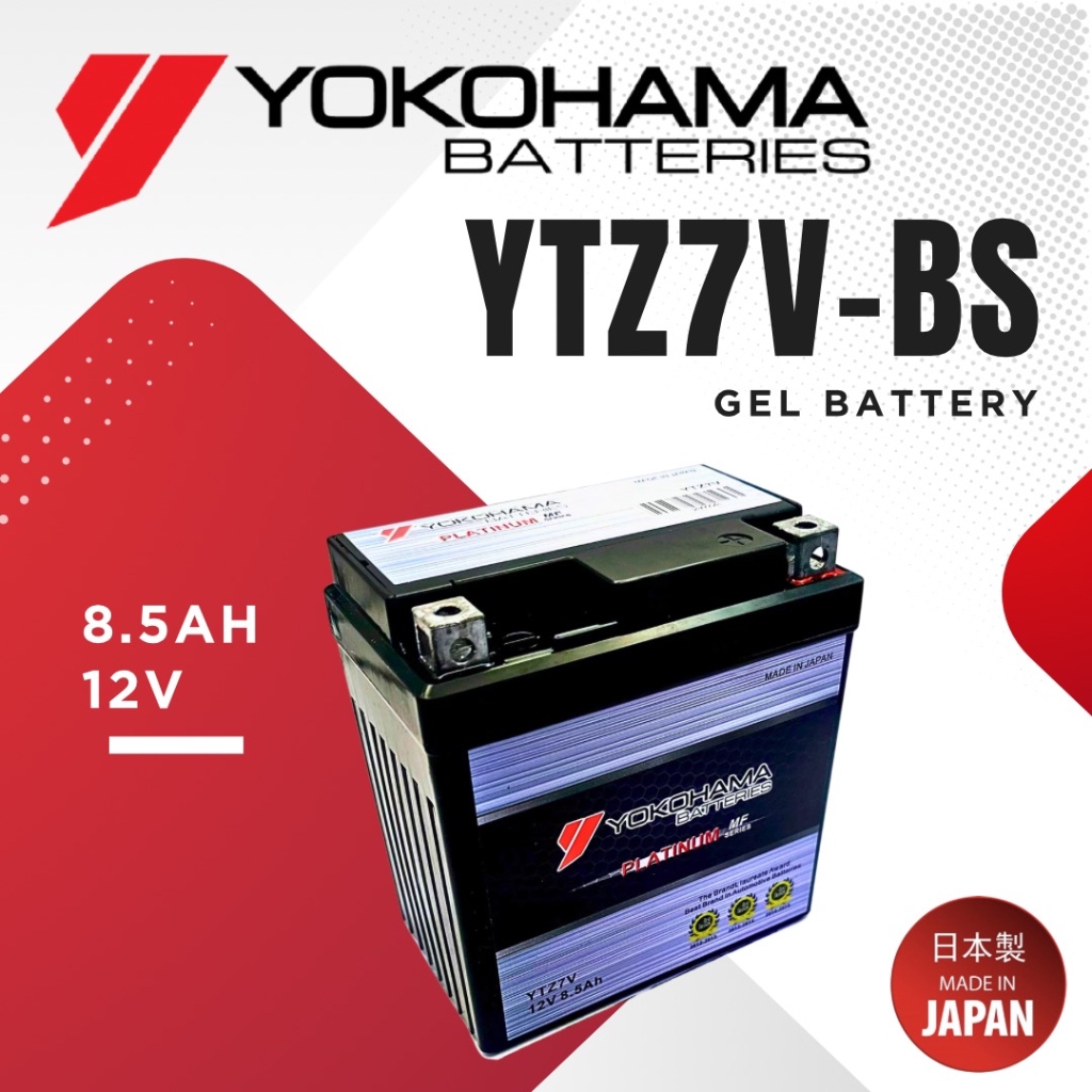 YTZ7V YTZ7 BATTERY GEL YOKOHAMA YAMAHA NVX155 NMAX155 WR450F WR250F R1 ...