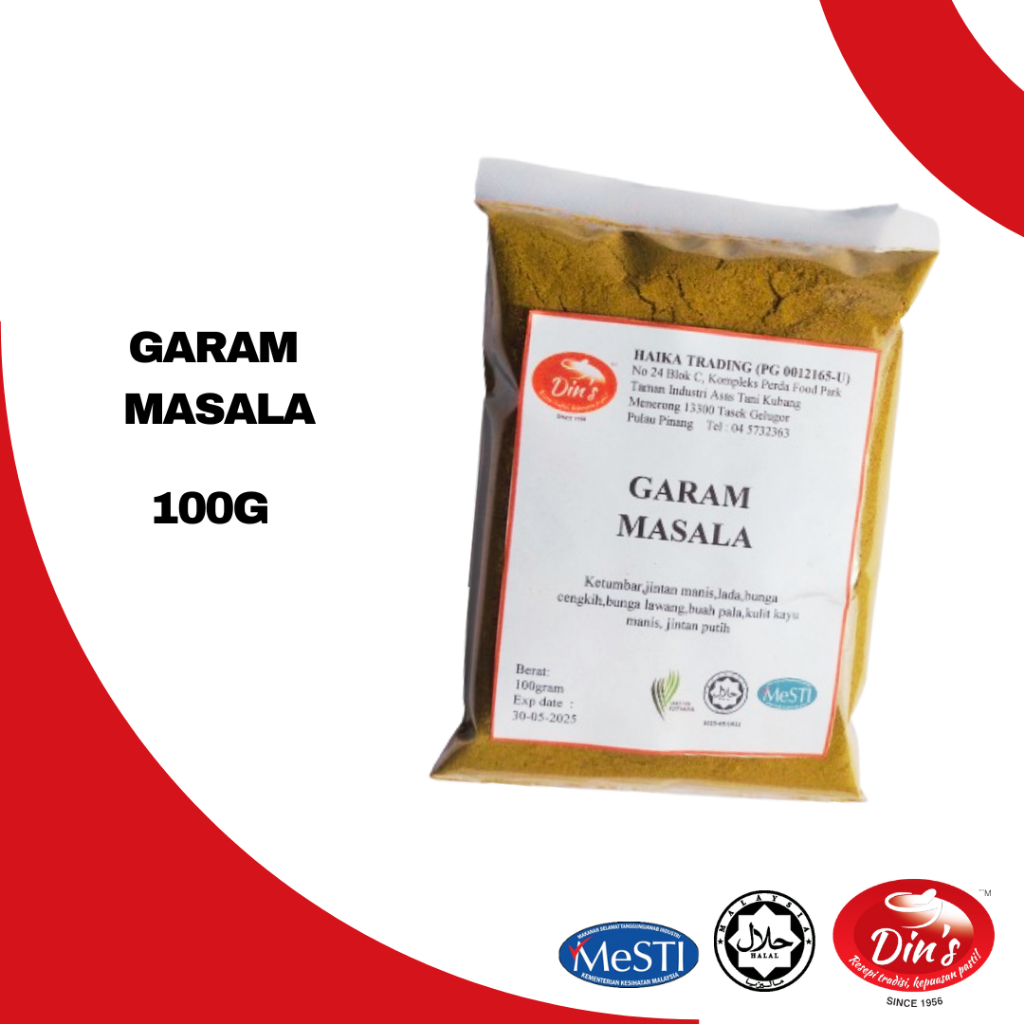 Rempah Garam Masala DIN'S (250G) | Shopee Malaysia