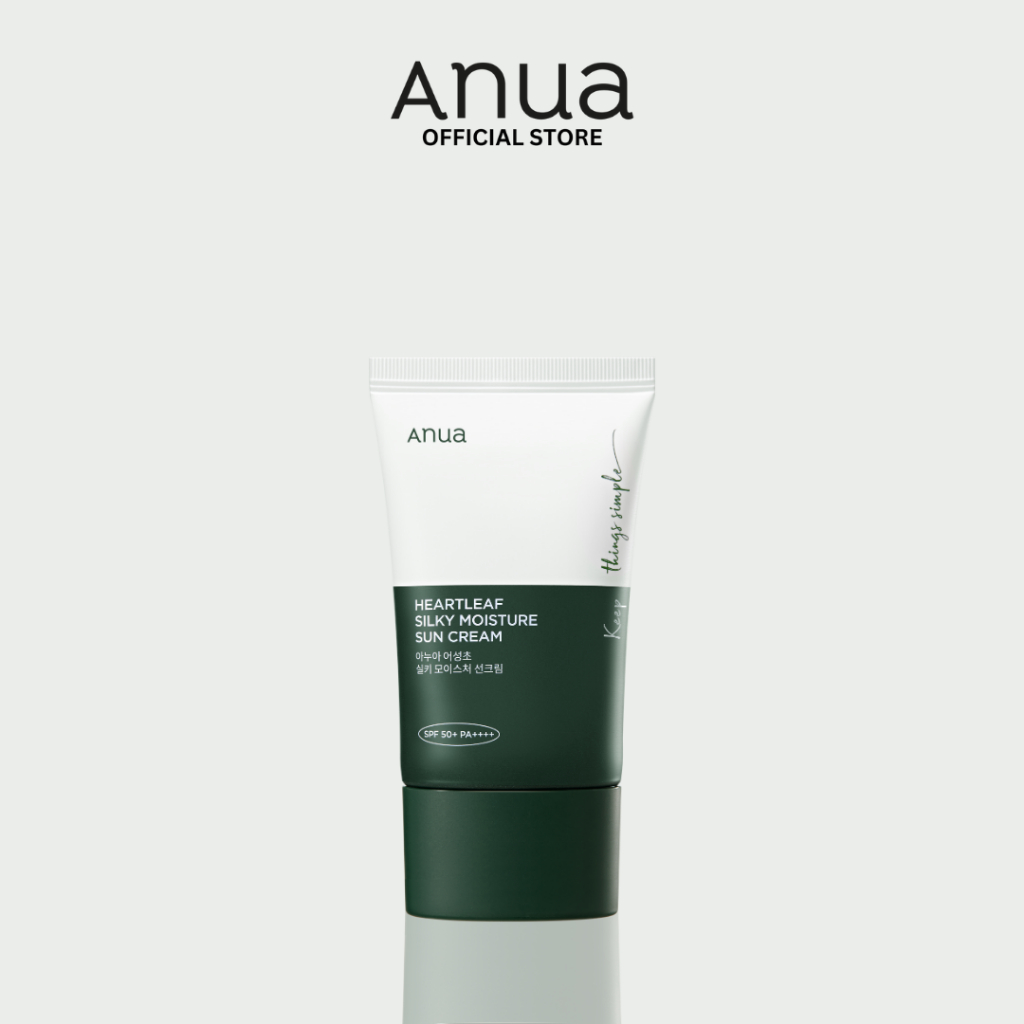 Anua Heartleaf Silky Moisture Sunscreen (50ml) | Shopee Malaysia