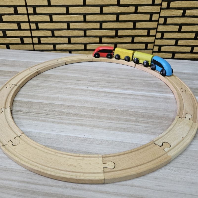 Wooden Playset Train combo | Shopee Malaysia
