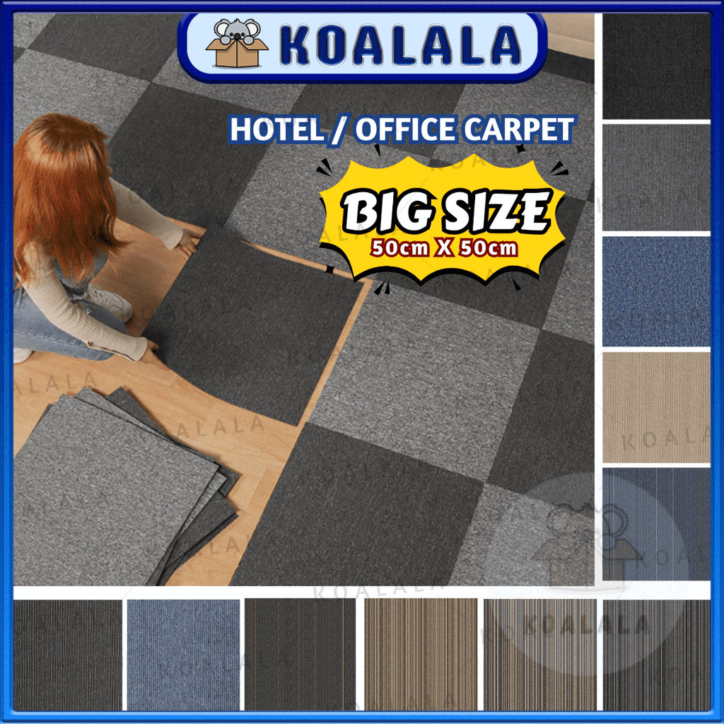 50x50cm Hotel Bedroom Office Carpet Tile Tampal Carpet Hotel Carpet ...