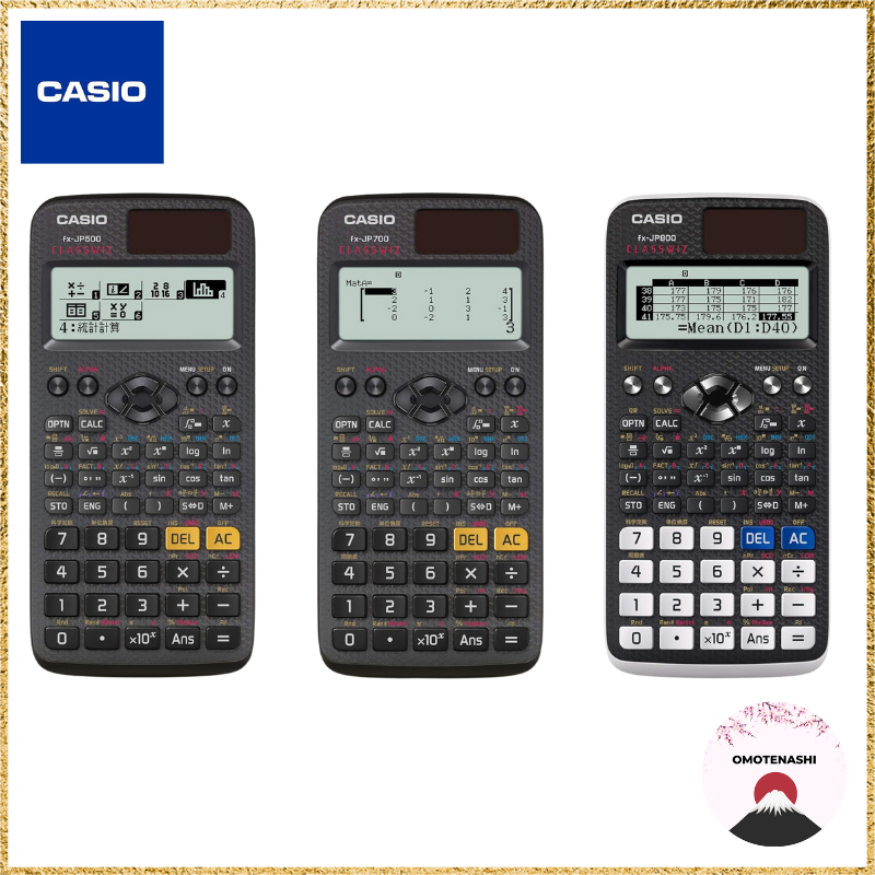 Casio function calculator High-definition display Japanese display fx-JP500-N, JP700-N, JP900-N ...