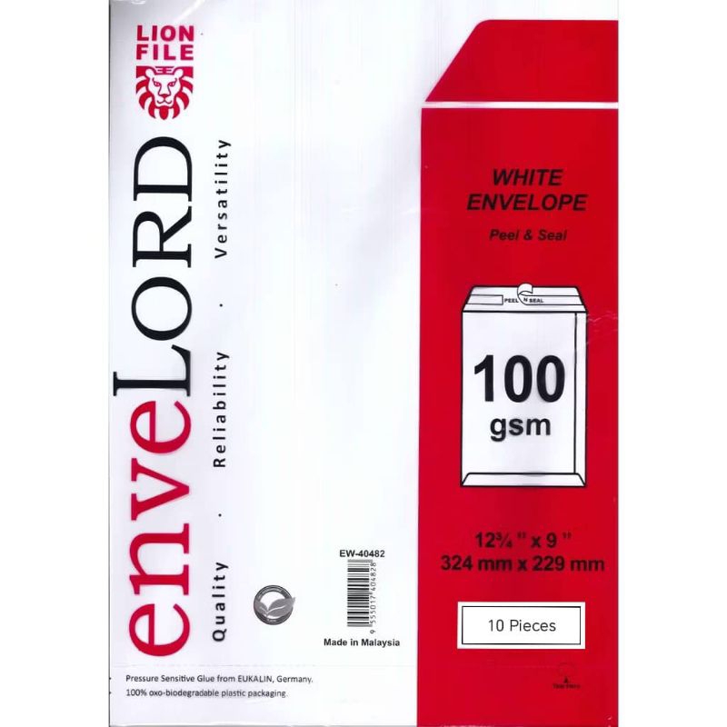 A4 Envelope White colour/Peel & Seal 1 pcs per set | Shopee Malaysia