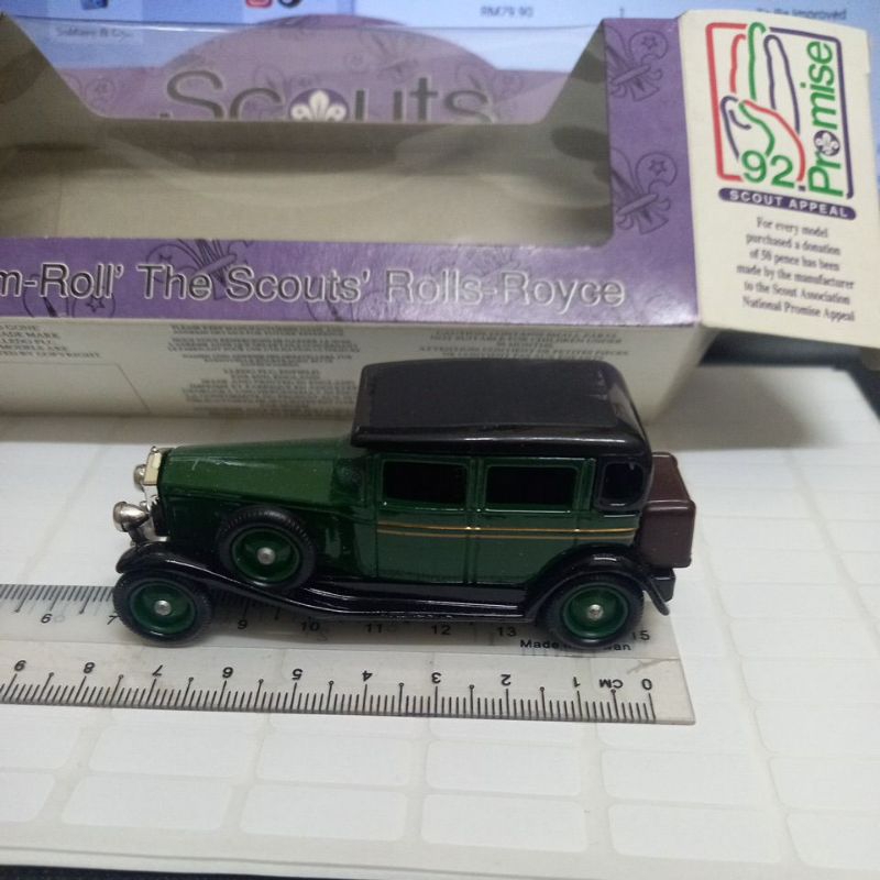 LLEDO 1929 ROLLS-ROYCE D BACK LIMOUSINE - THE SCOUTS JAM ROLL LOT2F5610 ...