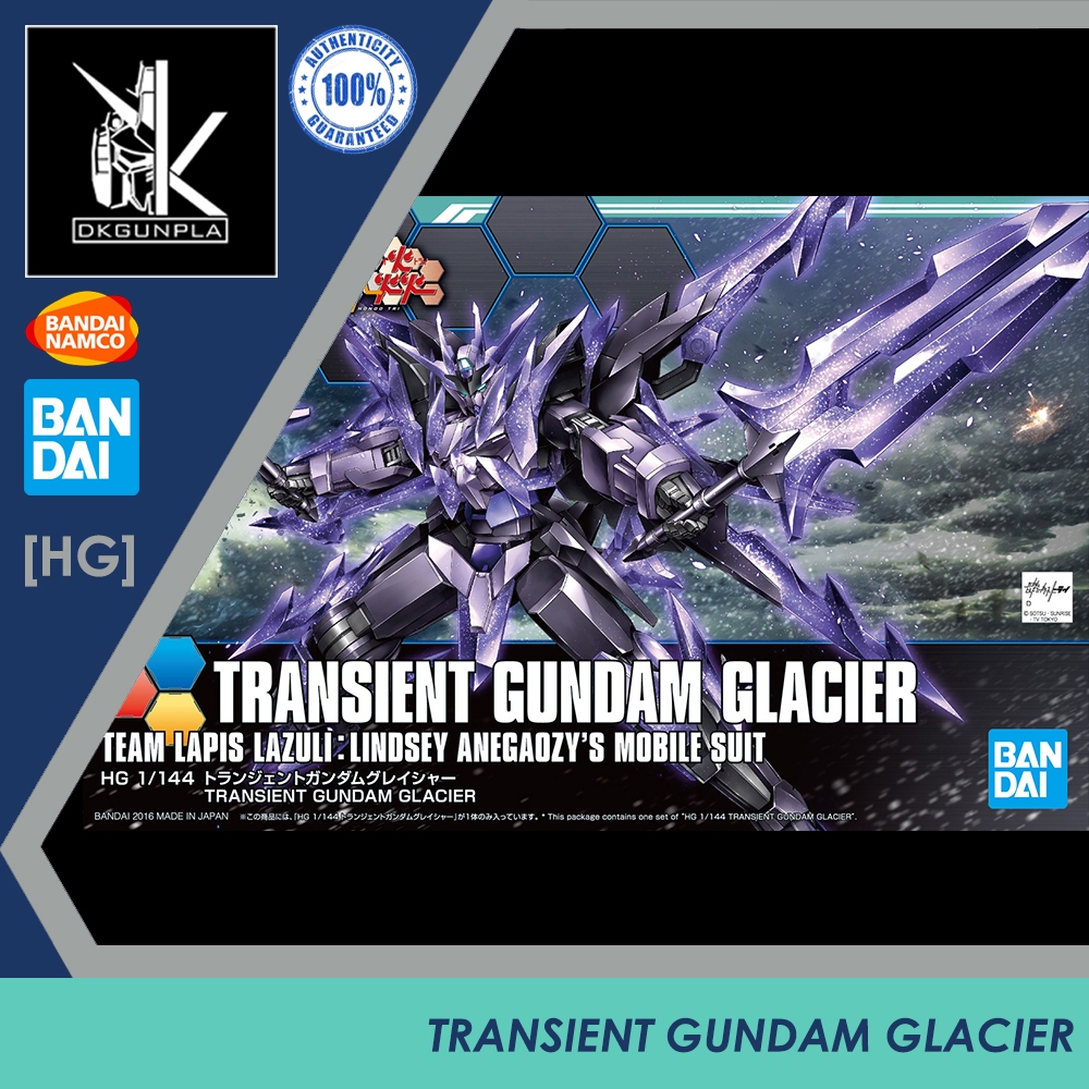 [HG] HGBF Transient Gundam Glacier | Shopee Malaysia
