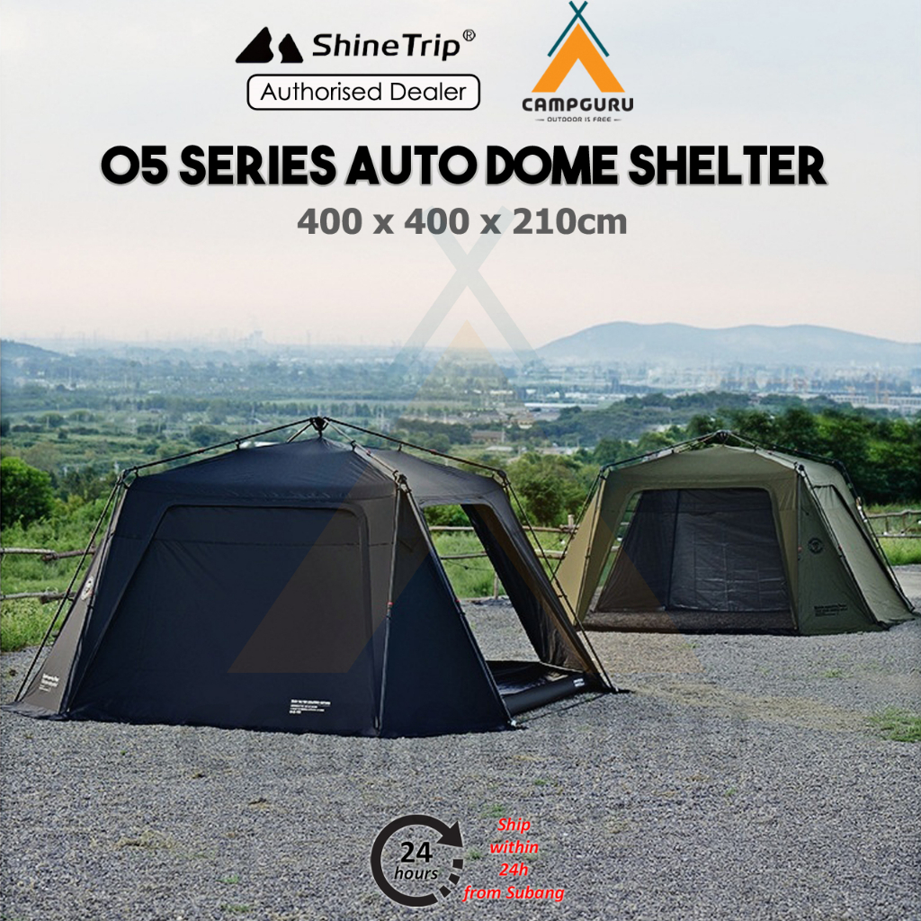 ShineTrip 05 Series Automatic Dome Shelter Large Canopy Flysheet A502 ...
