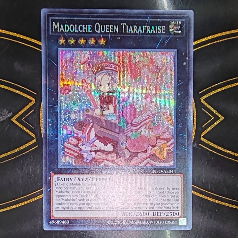 YUGIOH INFO-JP044 Madolche Queen Tiara-a-la-Fraise[SER/SR] | Shopee Malaysia