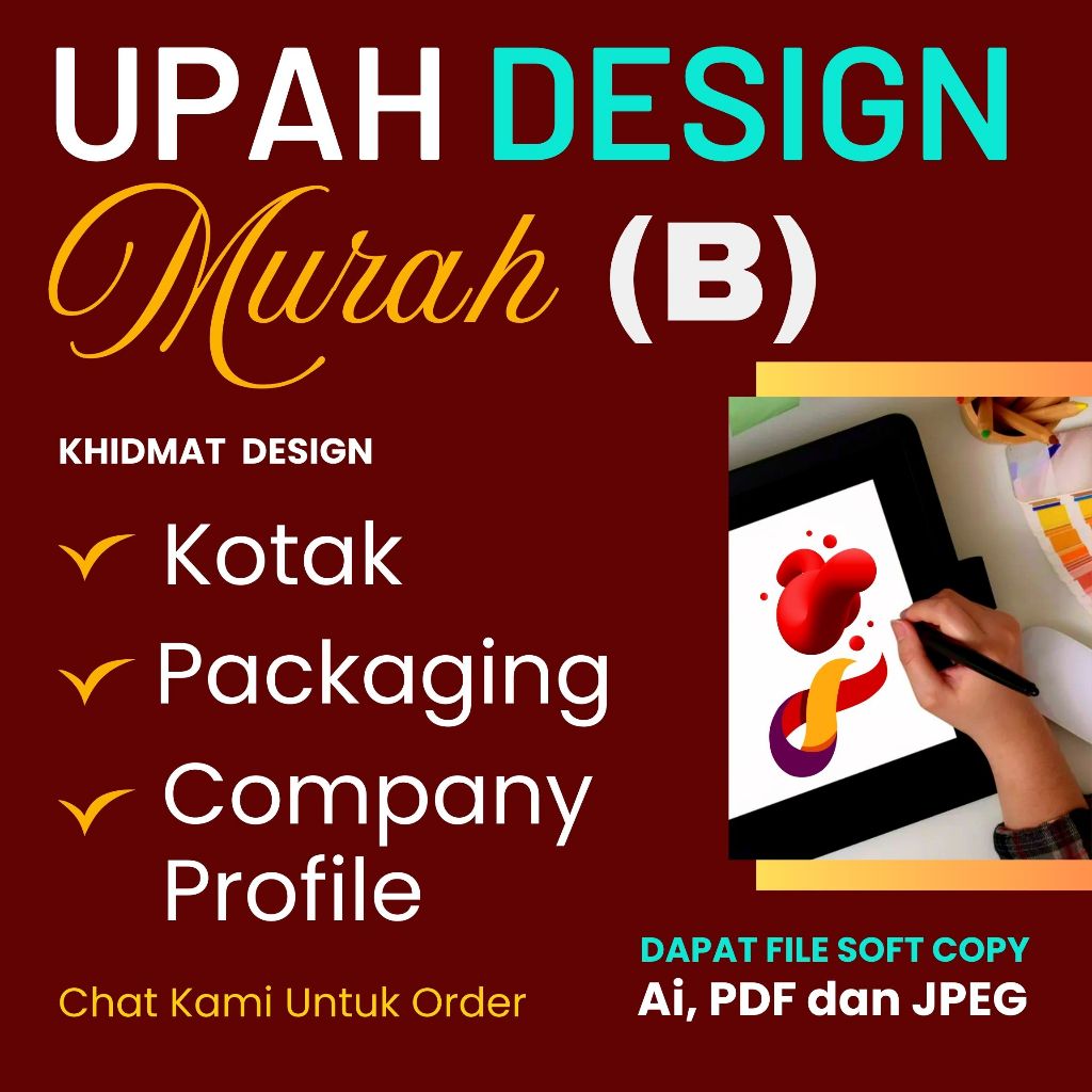 Upah Design Murah (B) Kotak / Box / Packaging / Company Profile ...