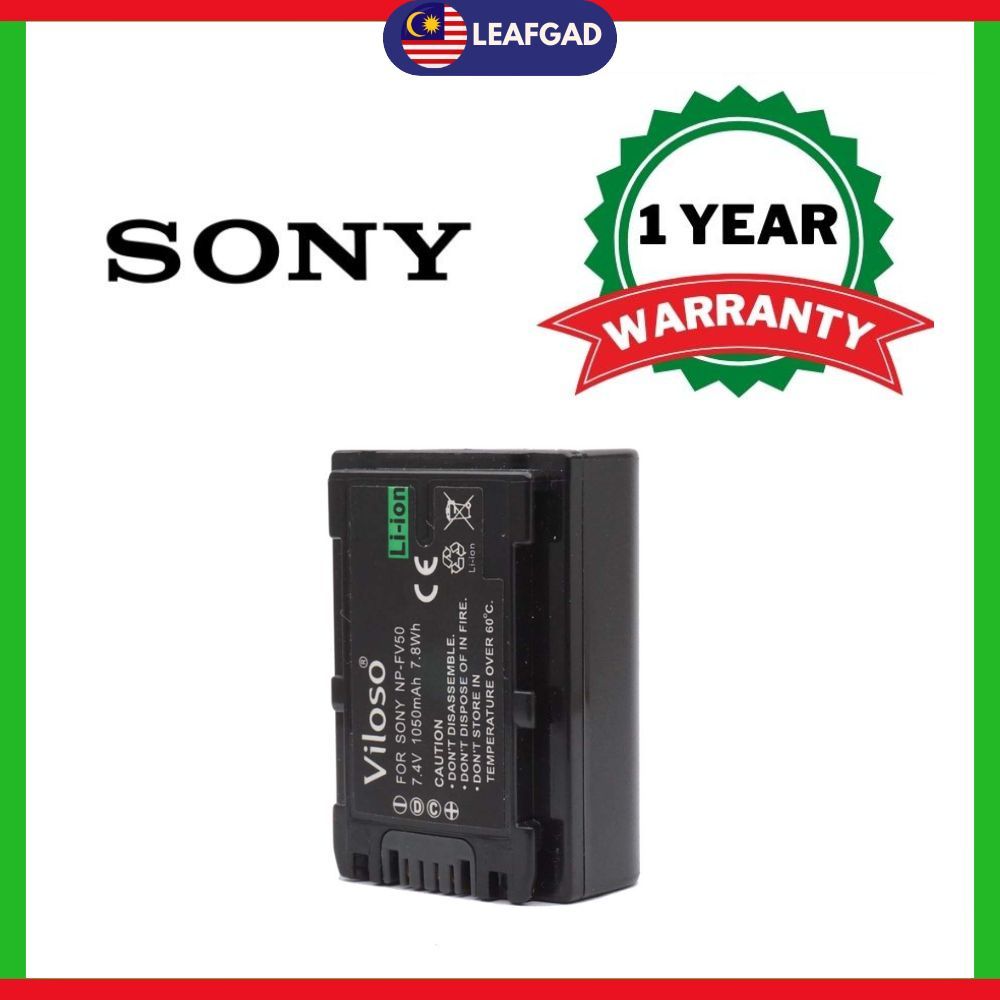 🔥READY STOCK🔥 Proocam Sony NP-FV50 FV50 Rechargeable Battery Lithium-Ion for NEX-VG30 NEX-VG900 ...