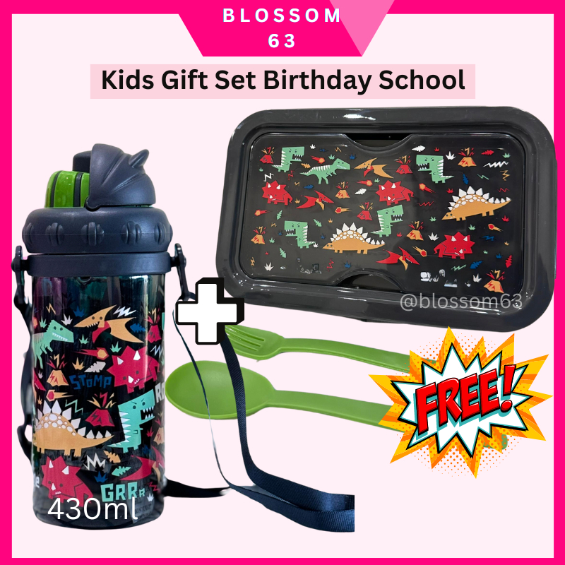 Bento Lunch box Kids Bekas Makanan Comel Portable Container Food ...
