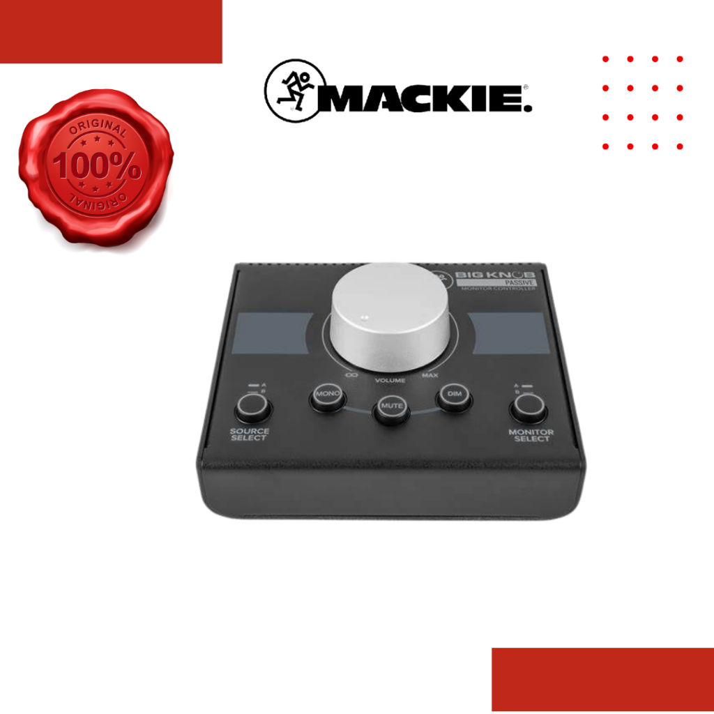 MACKIE Big Knob Passive Passive Studio Monitor Controller | Shopee Malaysia