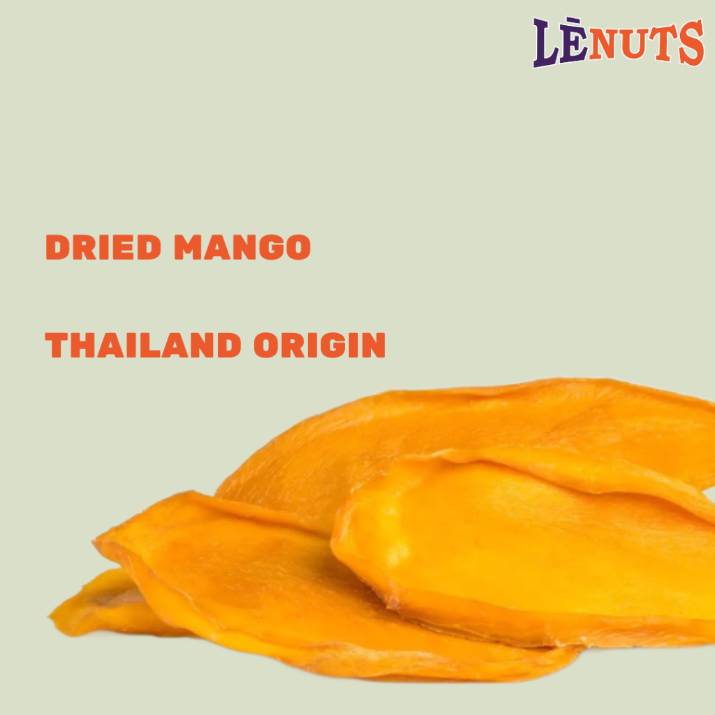 Lēnuts Dried Mango | Mangga Kering |泰国芒果干 Halal Certified | Shopee Malaysia