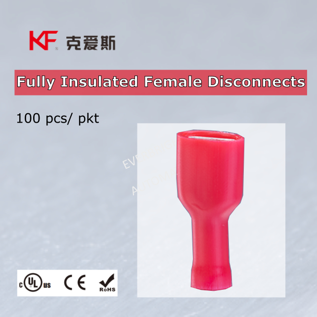 Fully Insulated Female Disconnects FDFD Copper Lug Cable Lug | Shopee ...