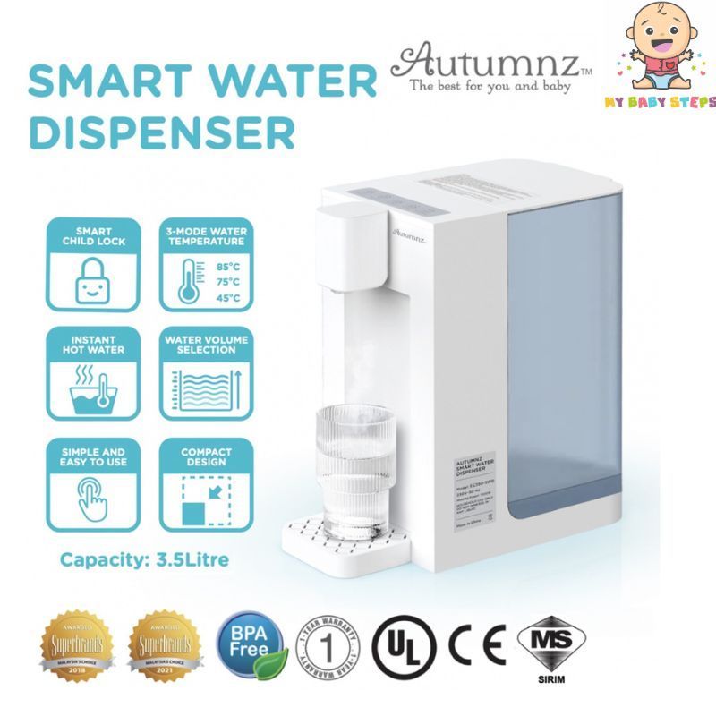 Autumnz SMART Water Dispenser 3.5L | Water Heater Dispenser | Air Panas ...