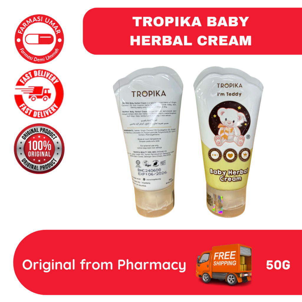 Tropika Baby Herbal Cream 50g(Reduce Colic) | Shopee Malaysia