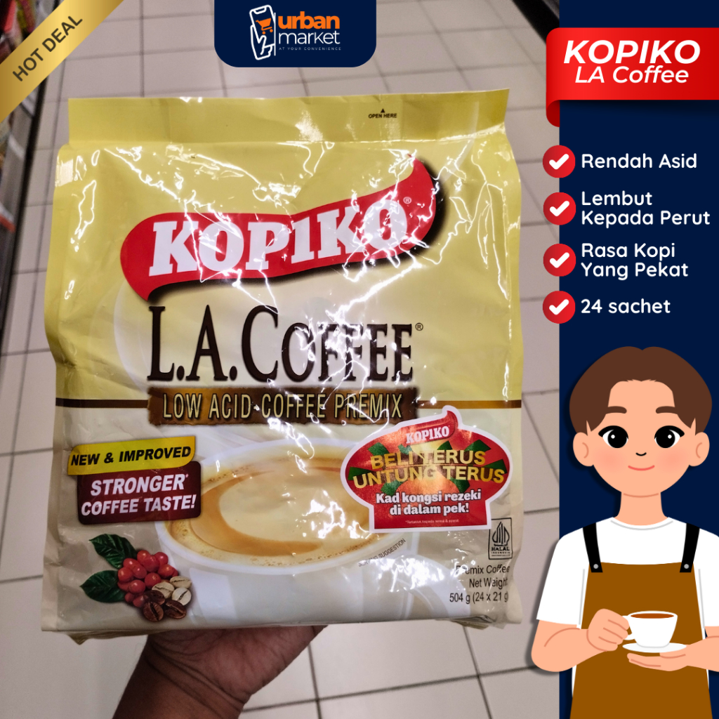 KOPIKO LA Coffee Kopi Rendah Asid Low Acid Coffee | Shopee Malaysia