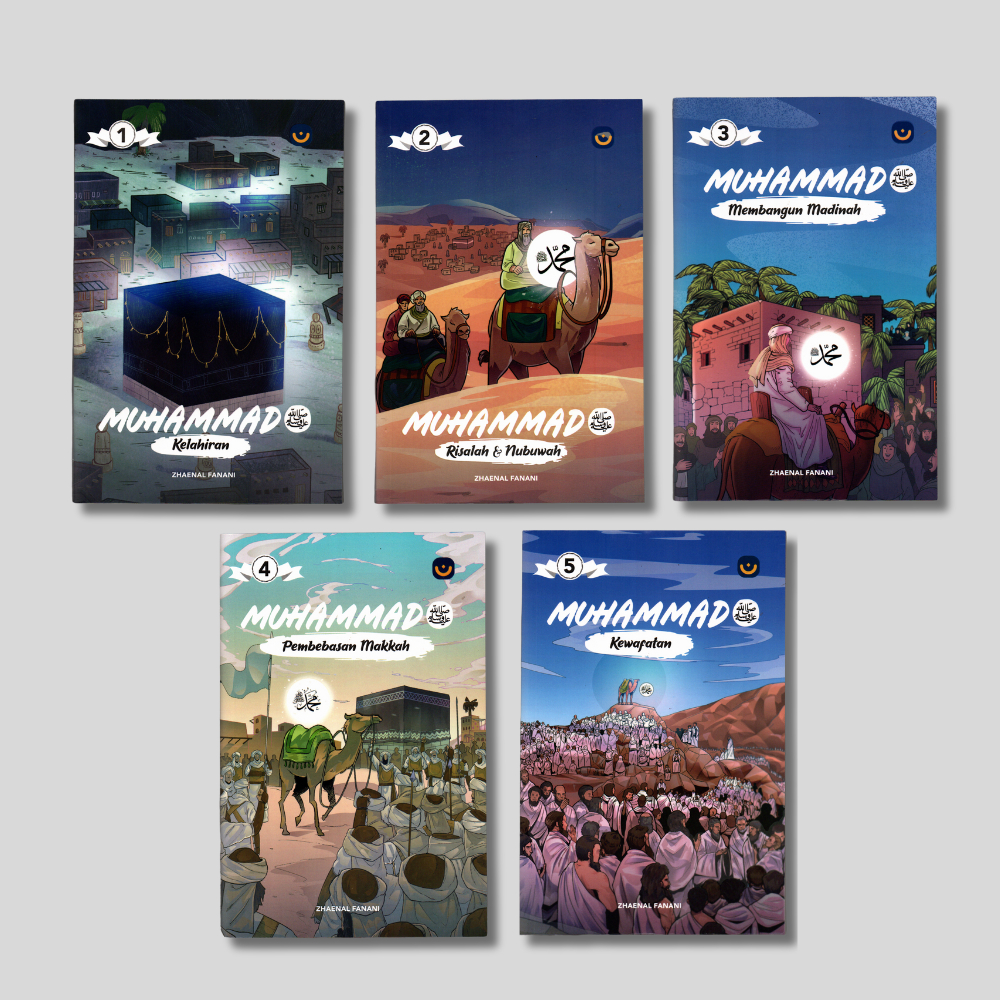 KOLEKSI KOMIK SEJARAH MUHAMMAD SWT 1 HINGGA 5 | Shopee Malaysia