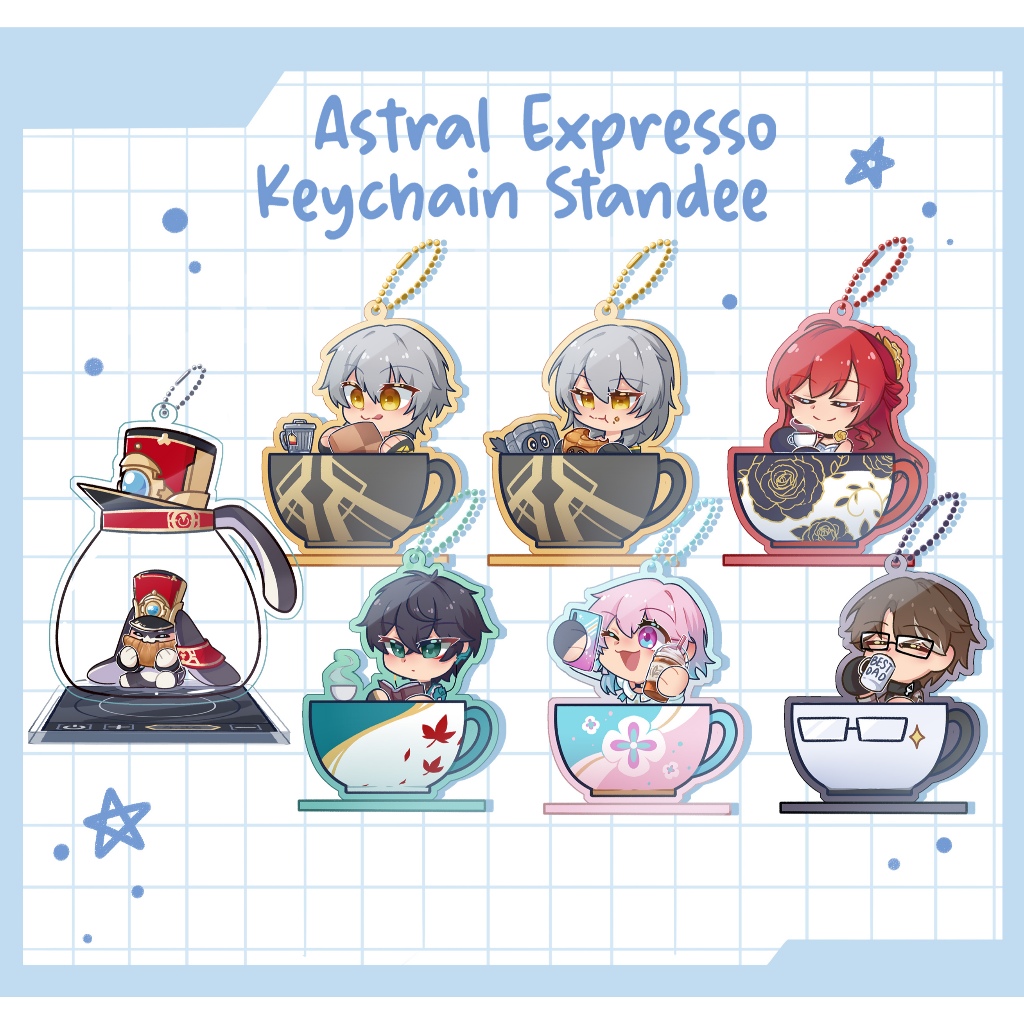 Honkai: StarRail Astral Express(o) keychain+standee | Shopee Malaysia