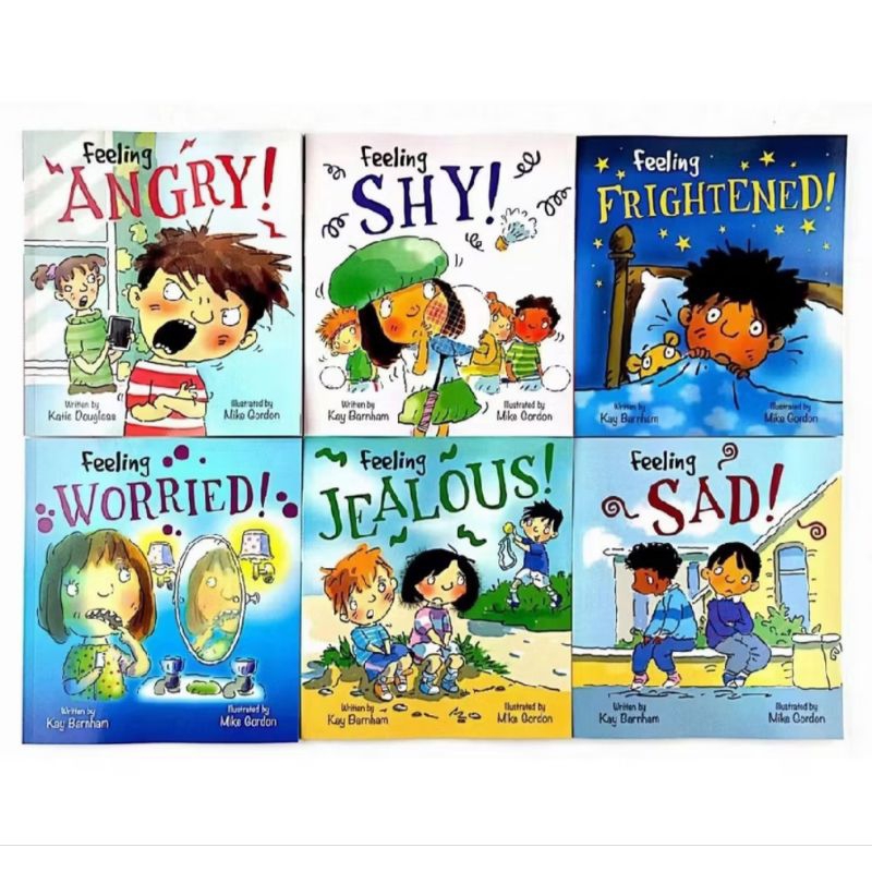 The Feelings and Emotions Collection 6 Books Set (Feeling angry ...