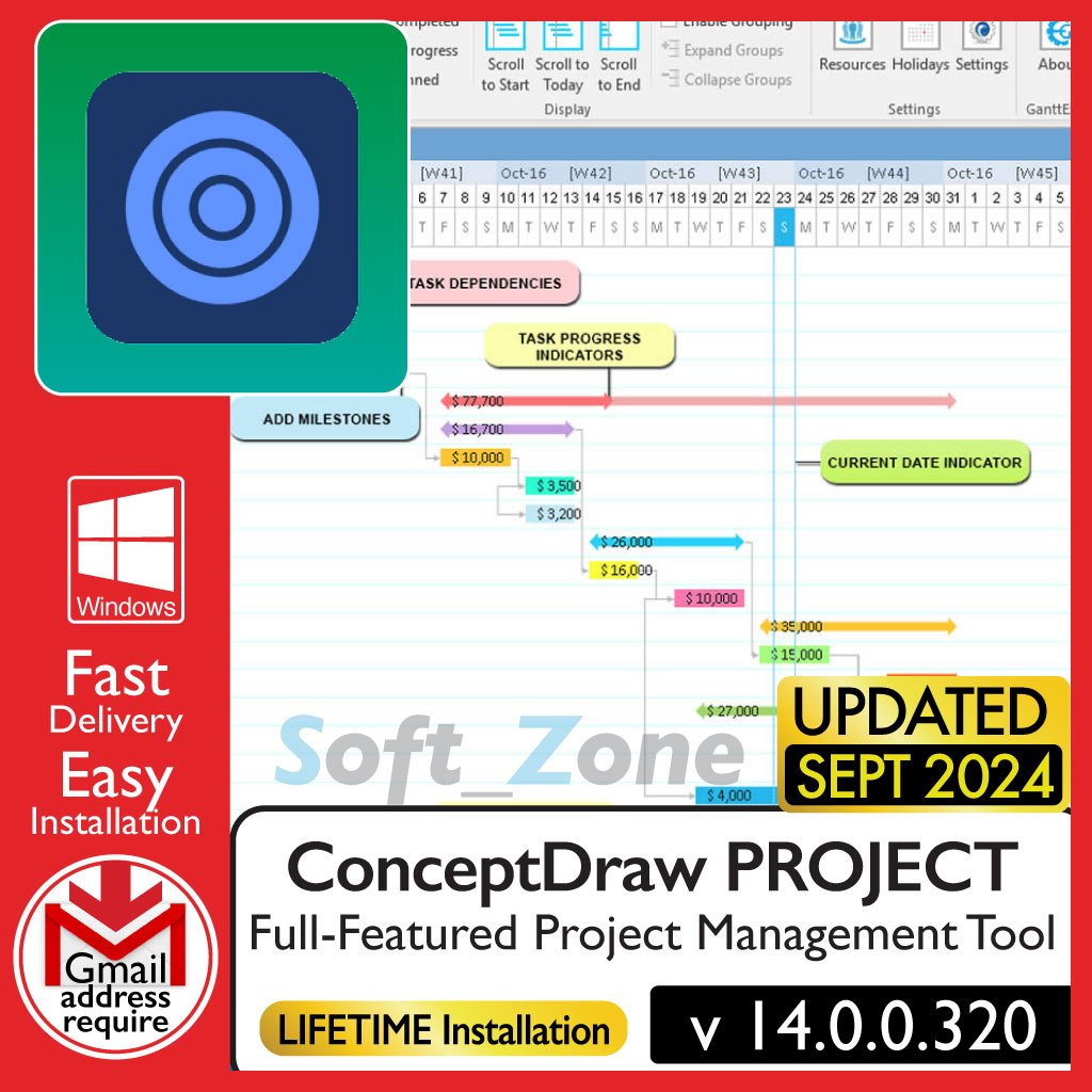 ConceptDraw PROJECT 14.0.0.320 - A Full-Featured Project Management ...
