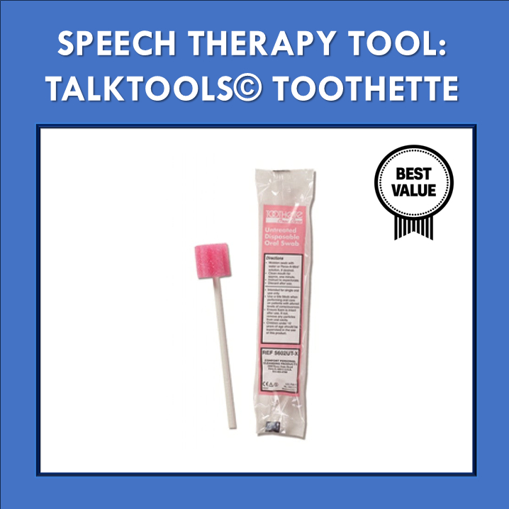 Authentic TalkTools® Toothette Oral Swabs for Speech Language Delay ...