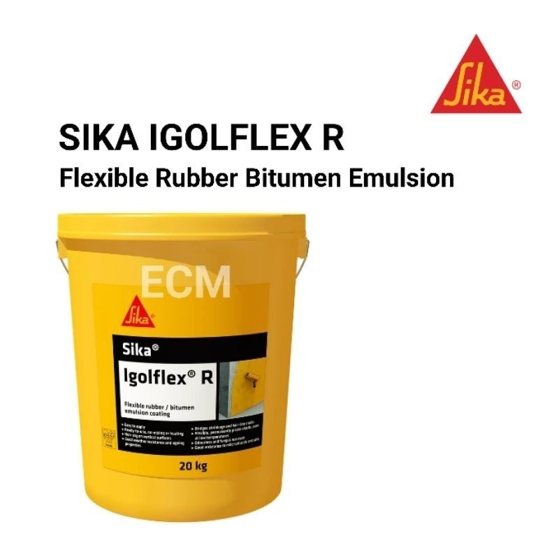 SIKA IGOLFLEX R (4KG /1KG REPACKED) FLEXIBLE RUBBER BITUMEN EMULSION ...
