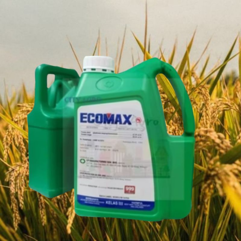ECOMAX Glyphosate 41,% Weed Killer Herbicide (racun rumpai/racun rumput ...