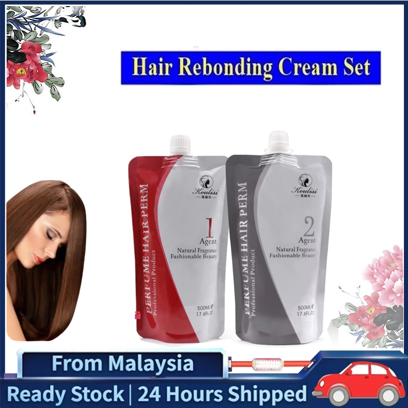 Hair Rebonding Cream Protein-Corrected Straightening Cream grade Perm ...