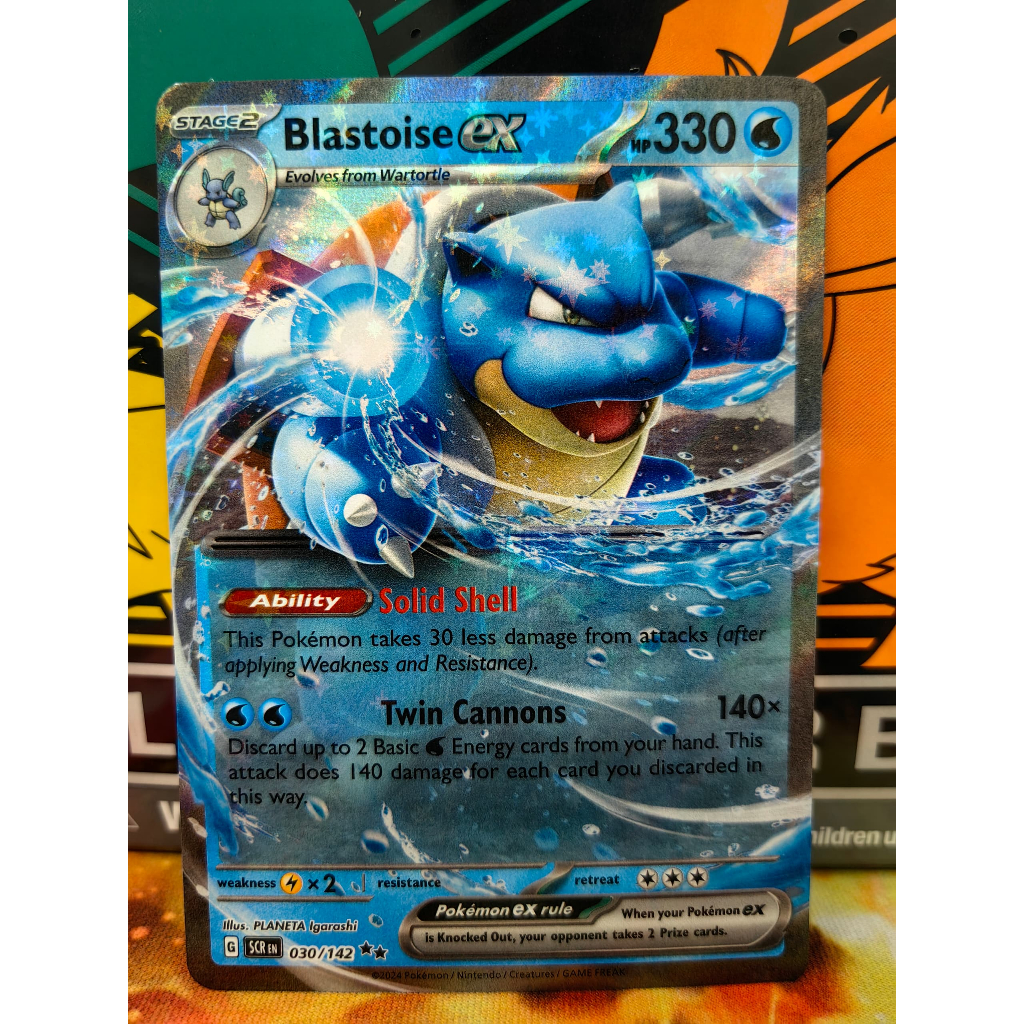 Blastoise ex - SV07: Stellar Crown (SV07) | Shopee Malaysia