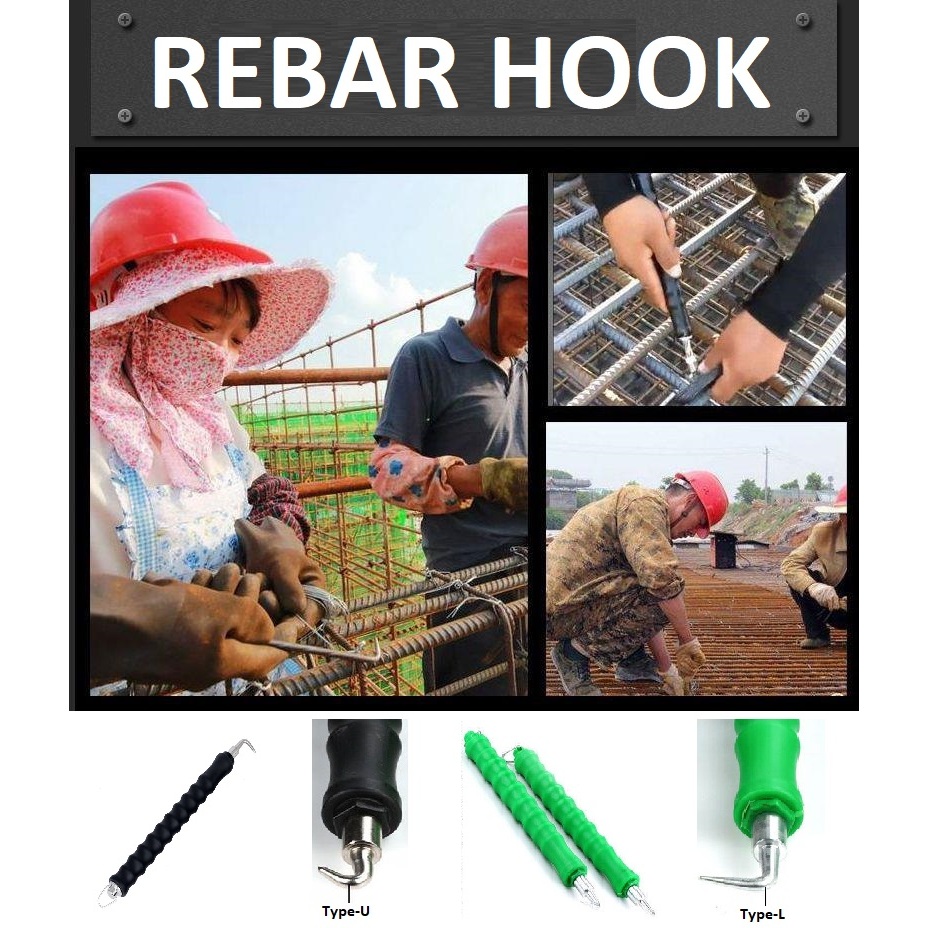 Rebar Hook Rebar Tier Steel Bar Hook Wire Knitting Plier | Shopee Malaysia