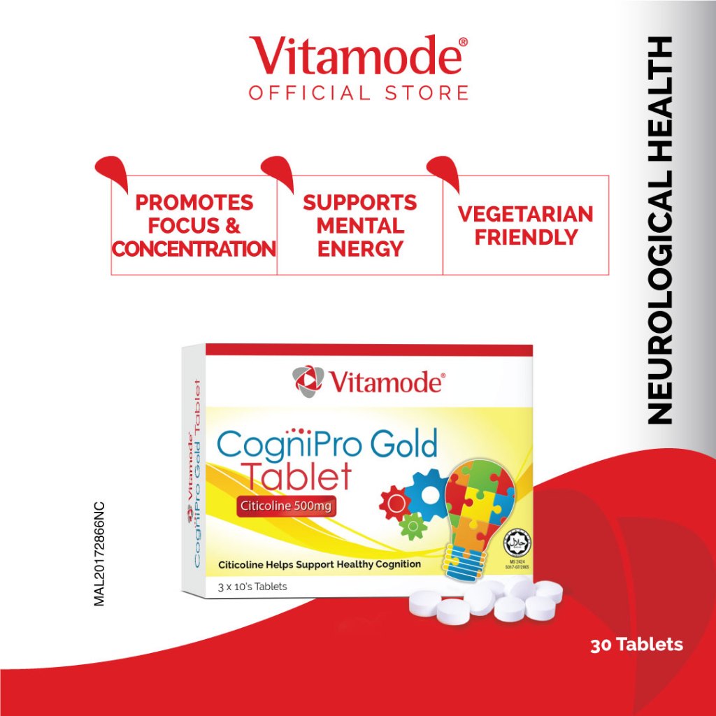 VITAMODE CogniPro Gold Tablet [Cognitive Support] | Shopee Malaysia