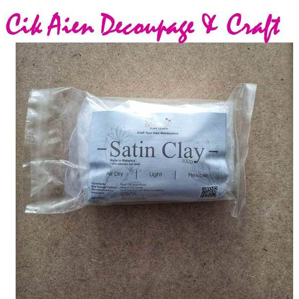 Air Drying Flexible Light Satin Clay 100 gram from Yenji Clay Craf ...