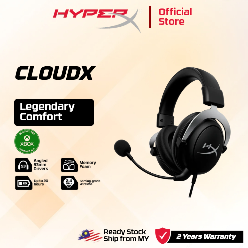 HyperX CloudX Gaming Headset For Xbox | Shopee Malaysia