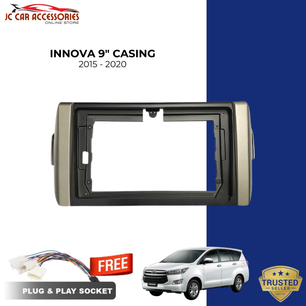 Toyota Innova 2015 - 2020 9 Inch Car Android Player Casing With Socket ...