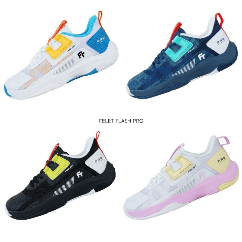 FELET FLASH PRO SERIES BADMINTON SHOE / COURT SHOE READY STOCK | Shopee ...