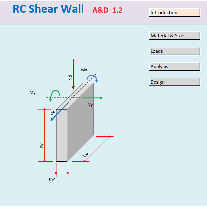 Reinforced Concrete RC Shear Wall Design Analysis Excel Spreadsheet | Shopee Malaysia