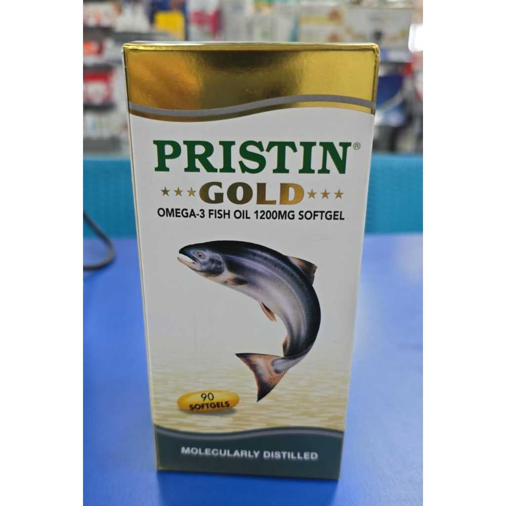 Pristin Gold Omega-3 Fish Oil 1200mg 90's / 30's [exp: 4/25 ...