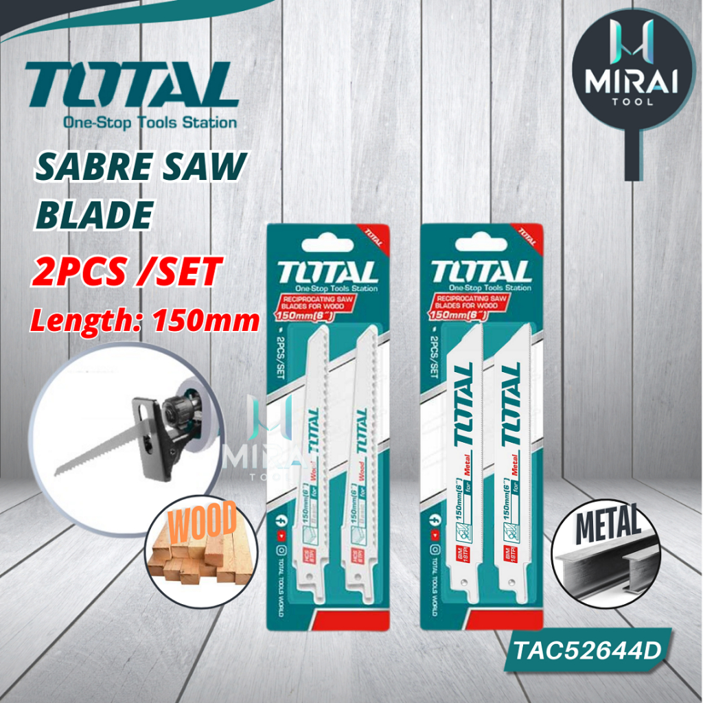 TOTAL TAC52644D / TAC52922EF Sabre Saw Blade For Reciprocating Saw ...