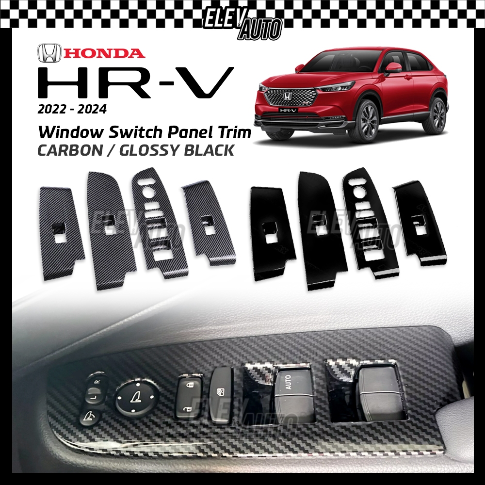 Honda HR-V HRV 2022 - 2024 Window Switch Panel Trim Carbon Black ...