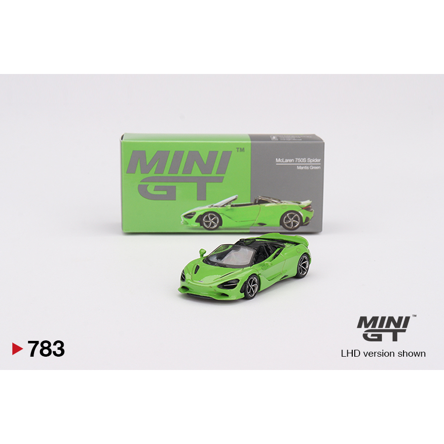 MINI GT MCLAREN 750S SPIDER MANTIS GREEN (MGT783) | Shopee Malaysia